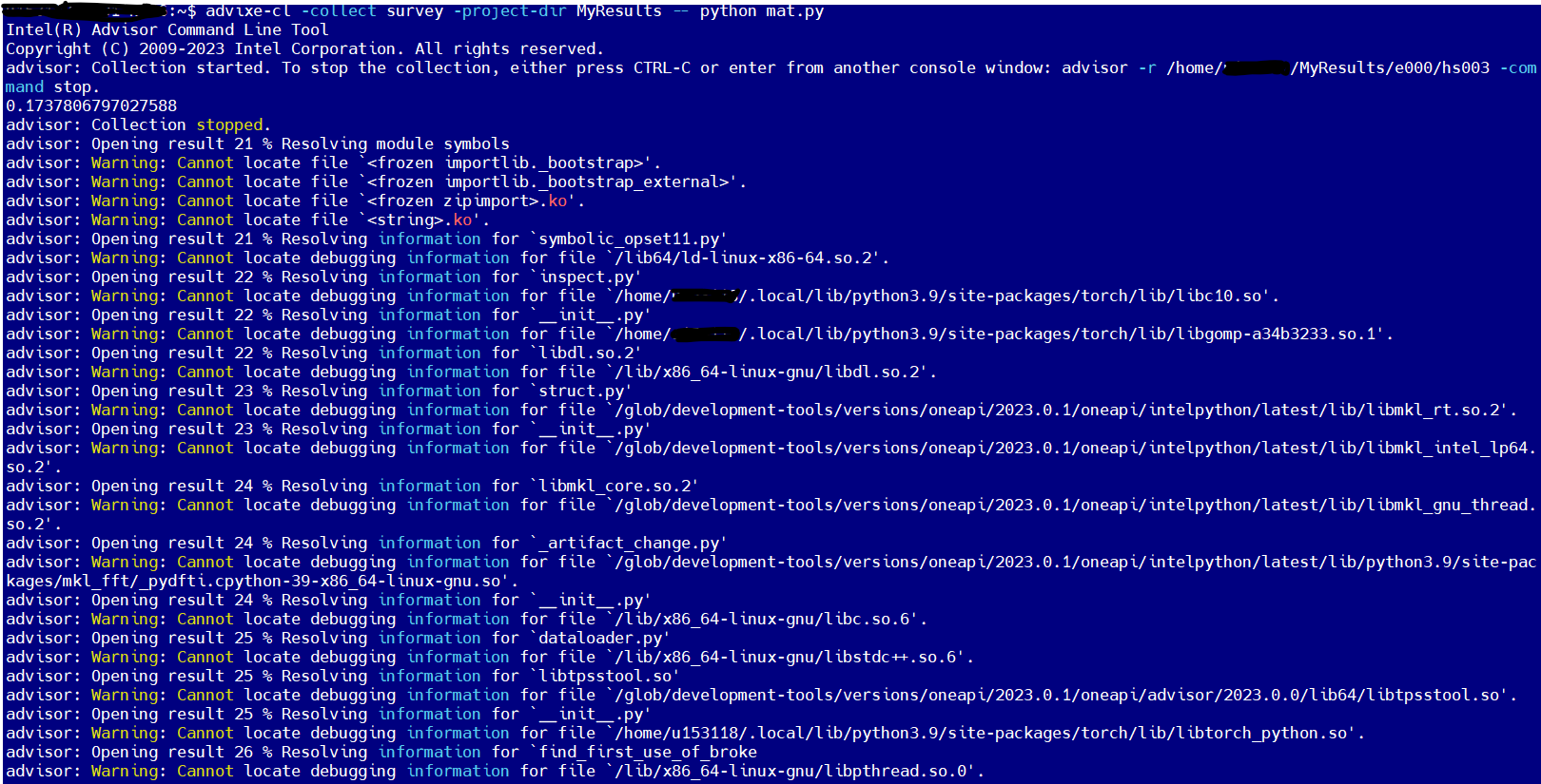 Solved: Fail to run Intel Advisor Roofline Analysis on DevCloud - Intel Community