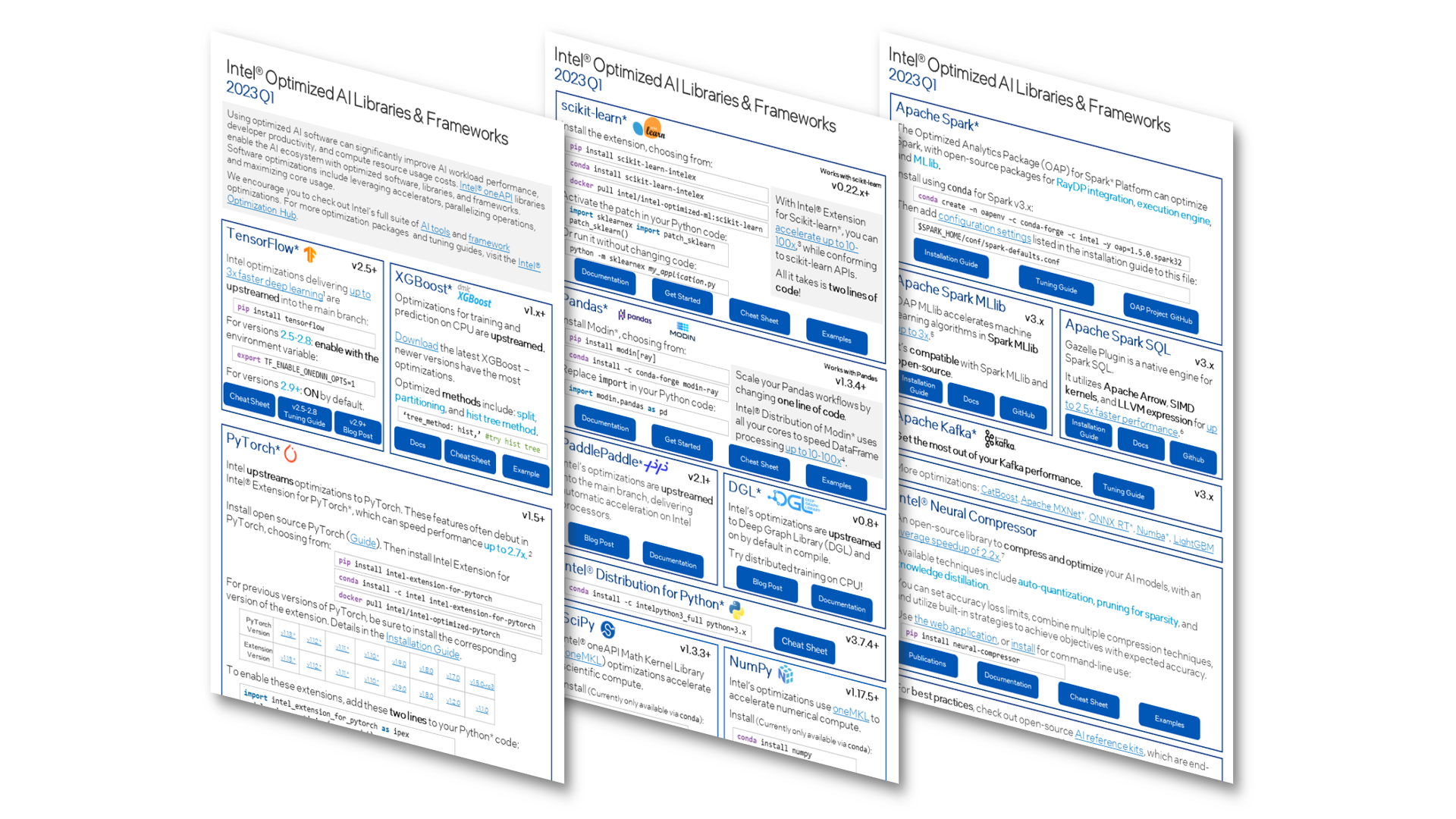 Intel oneAPI AI Tools and Frameworks Quick Reference - Intel Community