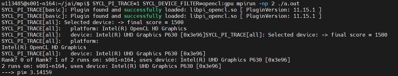 Solved: Correct way to compiling DPC++/MPI code - Intel Community