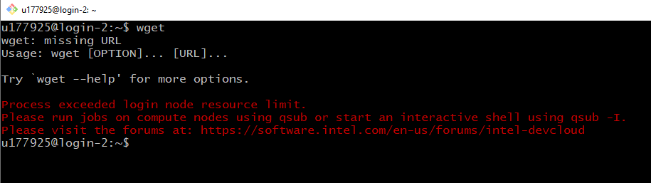 Solved: Resource limit exceeded - Intel Community