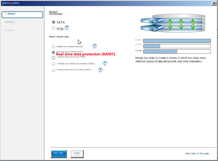 How to create raid1 in Windows - Intel Communities