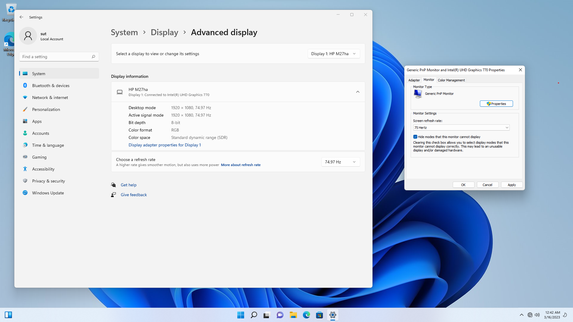 intel integrated graphics hdmi refresh rate bug - Intel Community