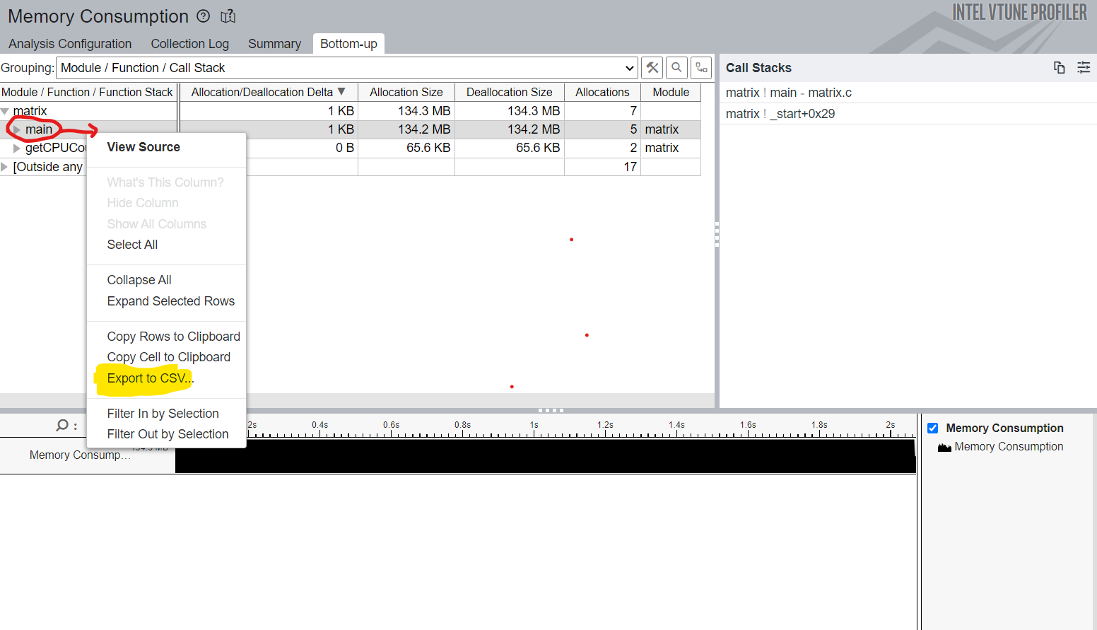 Solved Vtune Report Time How To Obtain Memory Consumption Intel