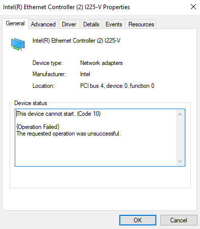 Intel Ethernet Controller Driver | Intel(R) Ethernet Controller (2 ...