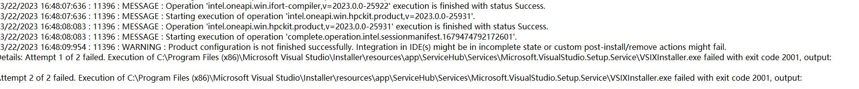 VS2019 install - Intel Community