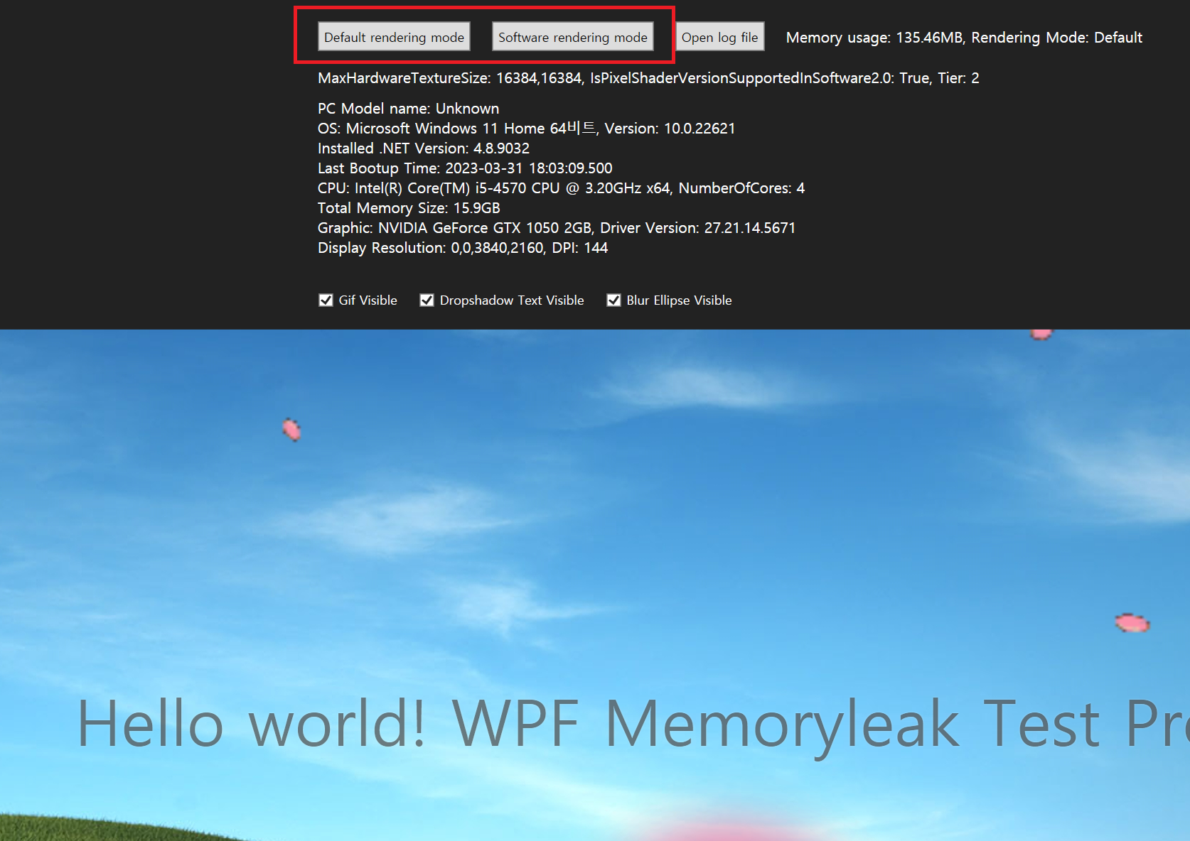 Uhd710 High Memory Usage And Memory Leak Issues With Wpf Application