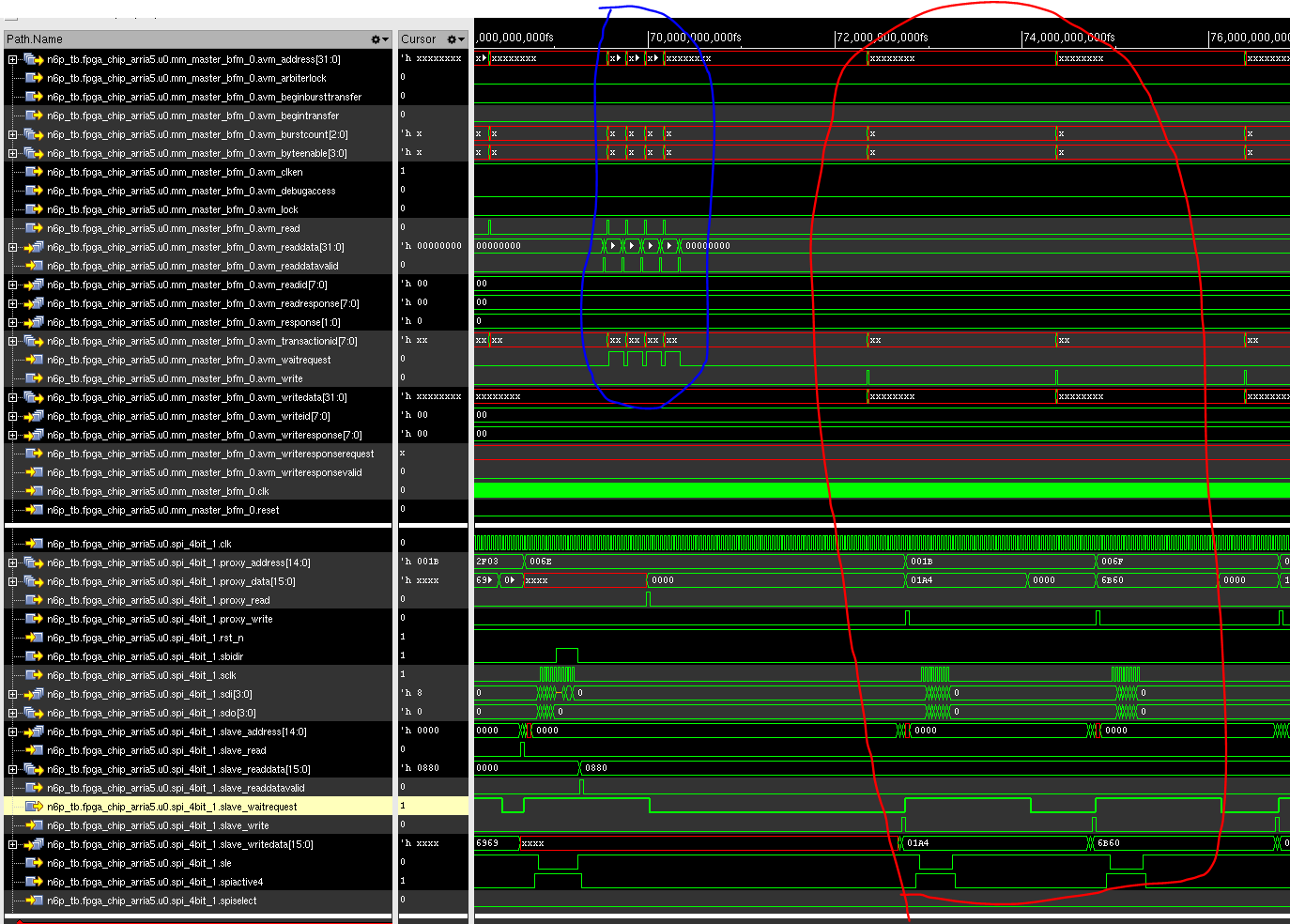 Custom Built Avalon IP generating waitRequest but not being honored in the Interconnect. - Intel ...