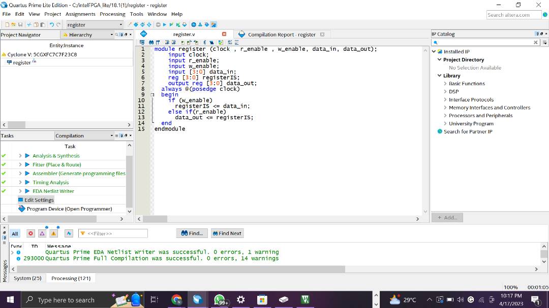 I having problem with University Program VWF. - Intel Community