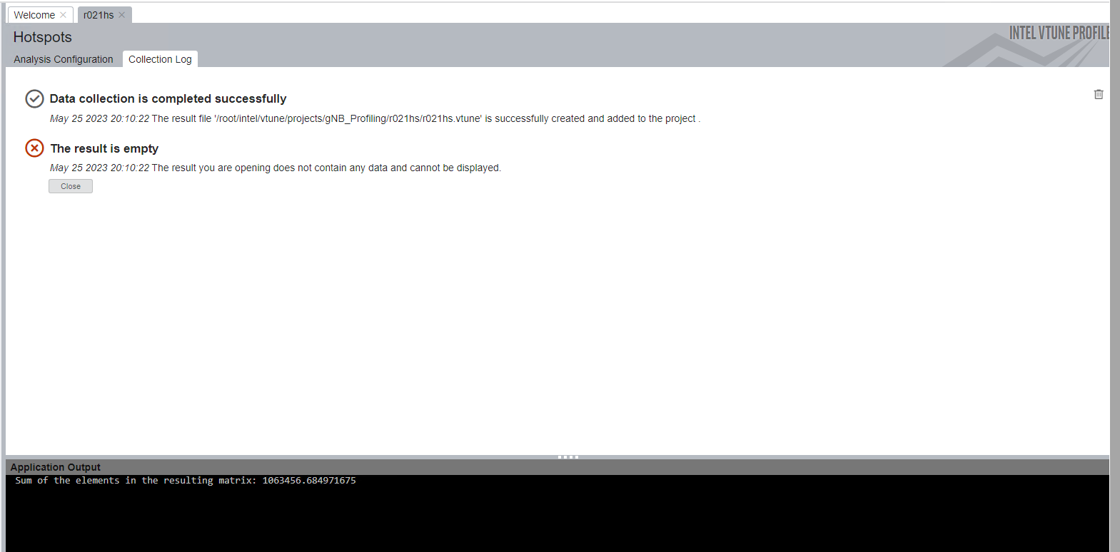 Solved: VTune agent: {"error":"Unexpected error"}Finished uploading - Intel Community