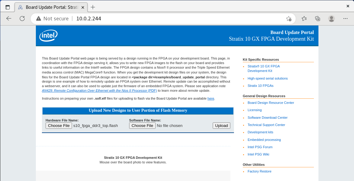 Re: Converting .sof file to .flash file for Stratix 10 GX development kit - Intel Community