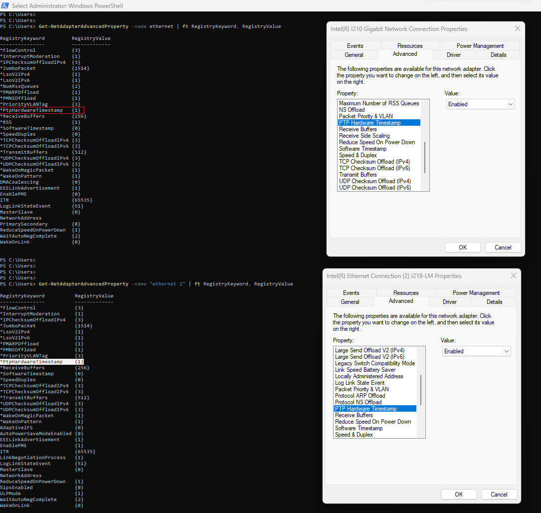 Hardware Timestamp on windows - Intel Community