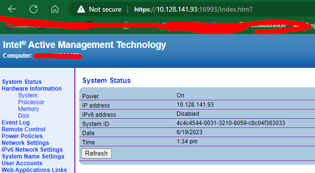 Re: Connect to an EMA provisioned machine by IP address - Intel Community