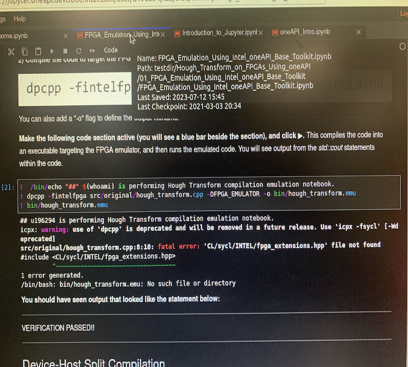 Solved: Trying to configure my de1-soc board with oneAPI - Intel Community