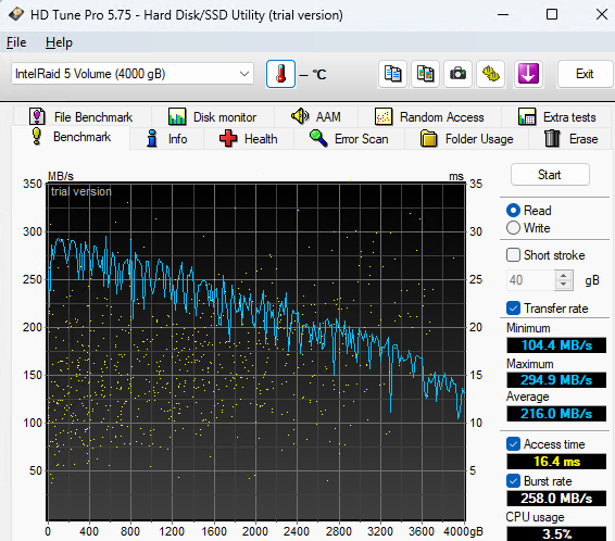 RAID-5 read speed is very slow - Intel Community