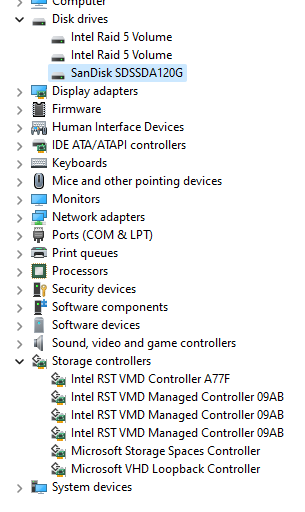 RAID-5 read speed is very slow - Intel Community