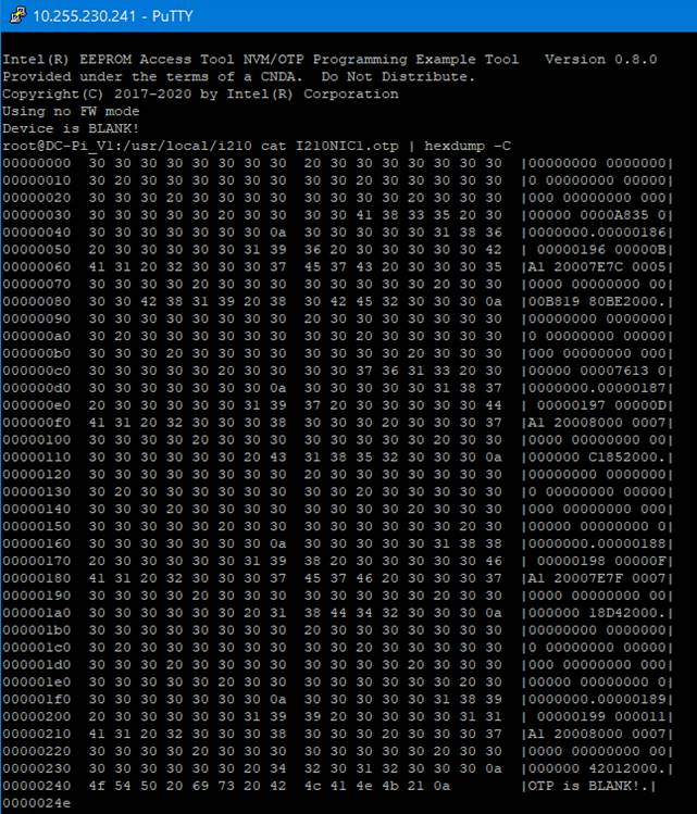 Problems with eeprom access tool on a raspberry pi cm4 and i210 - Intel Community