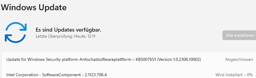 Update problem: SoftwareComponent - 2.1123.706.4 (Connectivity ...