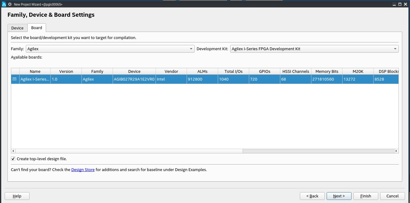 Solved: support for Agilex SoC Dev Kit DK-SI-AGI027FB in Quartus Prime Pro - Intel Community