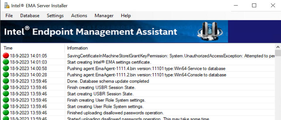Issues installing EMA - Intel Community
