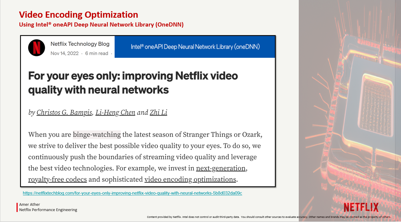 Learn how Netflix Performance Engineering Team shared how they optimize ...