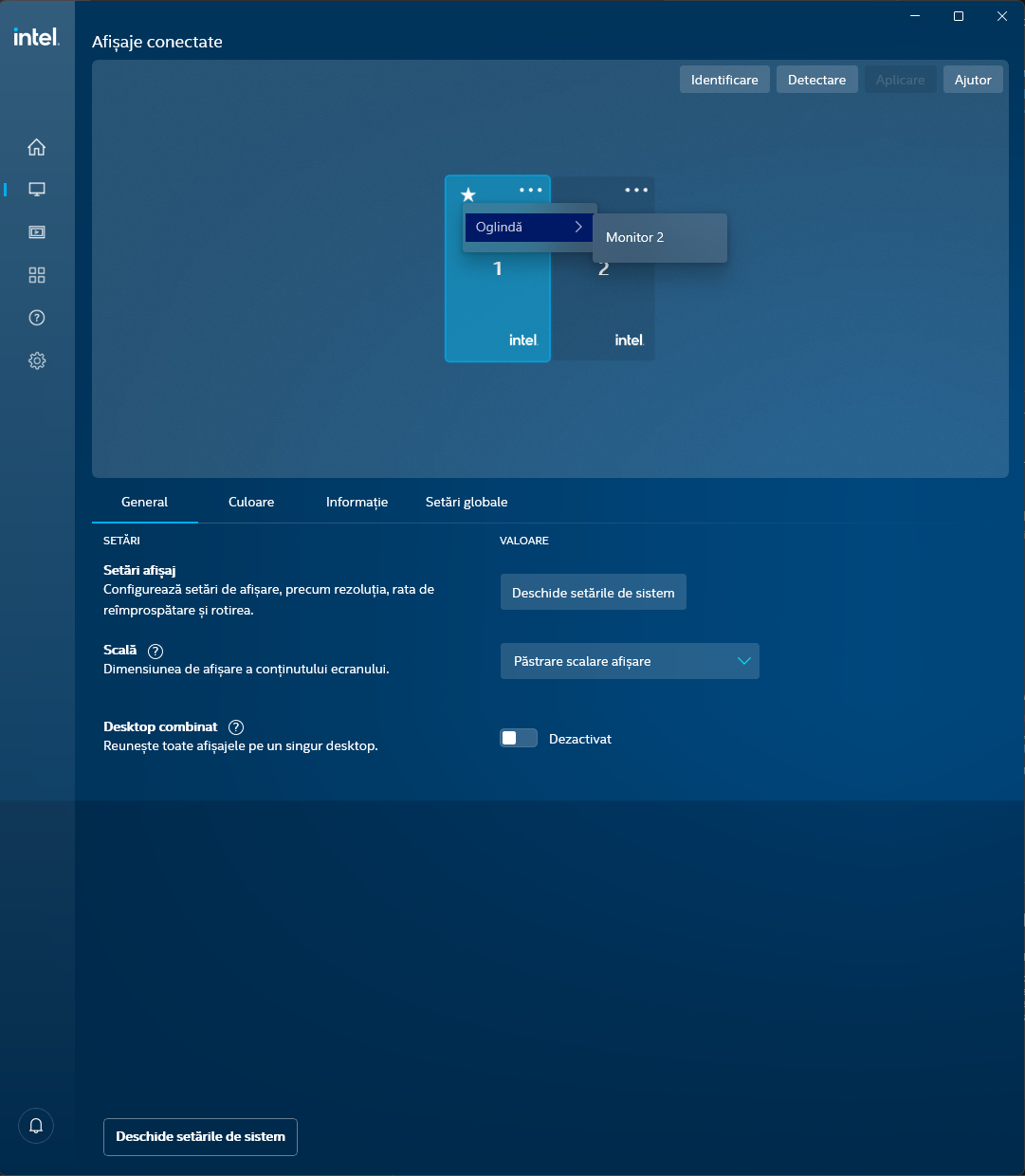 Combine monitors option is missing from Graphics Command Center - Intel ...