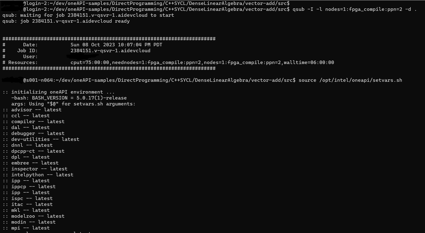 How do I compile the vector-add example for the FPGAs? - Intel Community