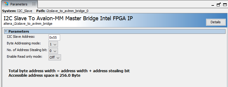 Intel FPGA I2C Agent Avalon-MM Host Bridge Core - Intel Community