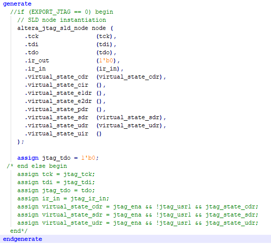 Simulating JTAG to Avalon - Intel Community