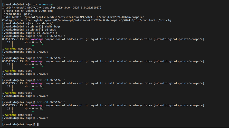 Solved: icx error: wrong code at -O2/3 since `x86-64 icx-2023.2.0 ...