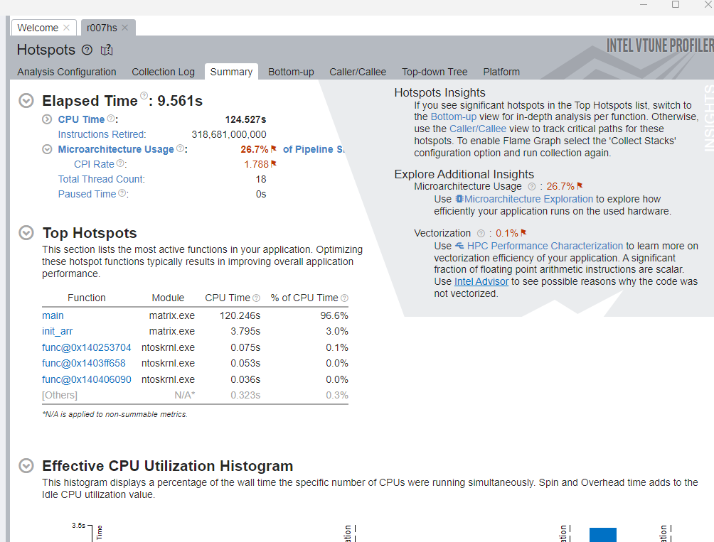 Vtune Cannot Collect Data No Data To Show The Collected Data Is Not Sufficient Intel Community