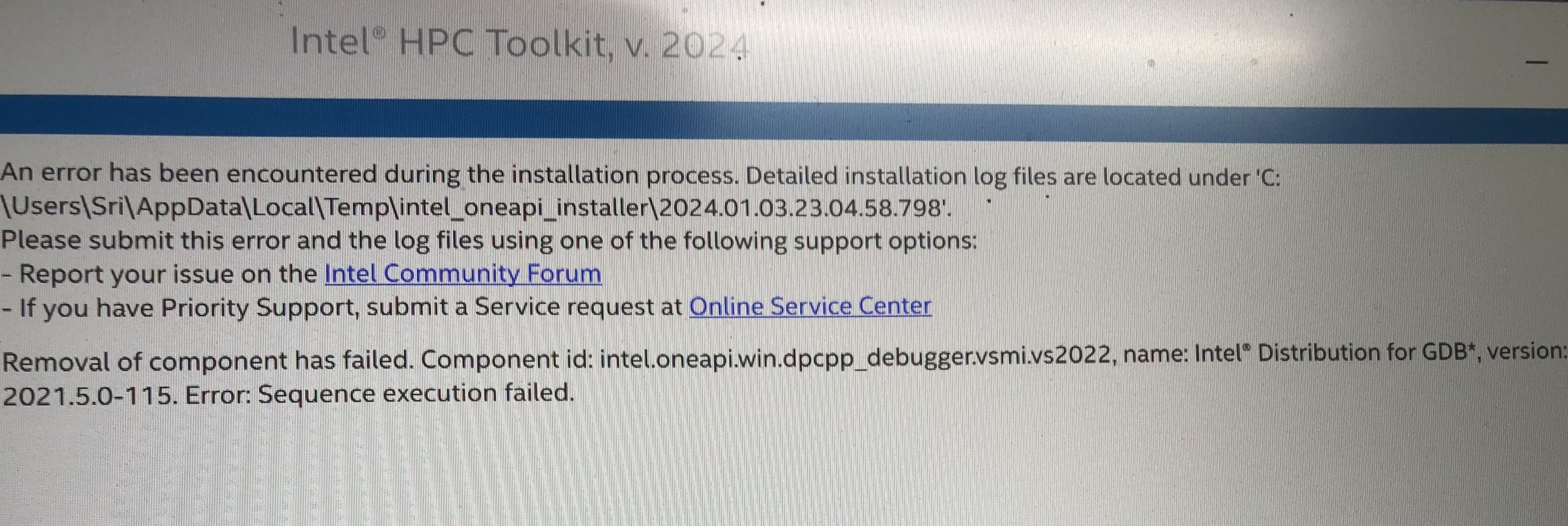 Installation of Intel OneAPI HPC toolkit version 2024 - Intel Community