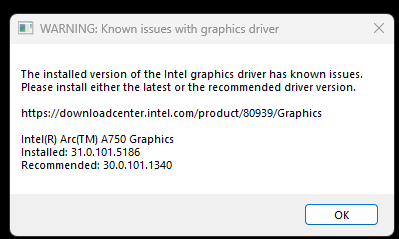 Solved: Graphics Driver Issue - Intel Community