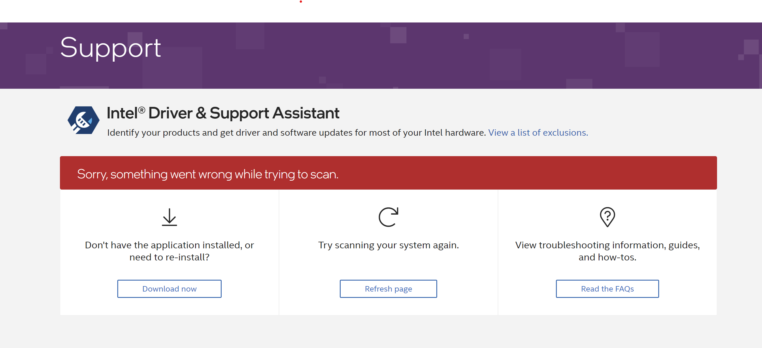 Can't install drivers - Intel Community Can't install drivers - Intel Community